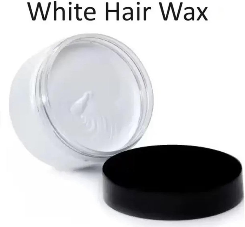 EVERERIN Temporary Natural Hairstyle Hair Colour Wax , White Hair Wax ...