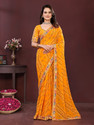 sareya veela Printed Bandhani - Lowest Ever at ₹1,098 | Price History